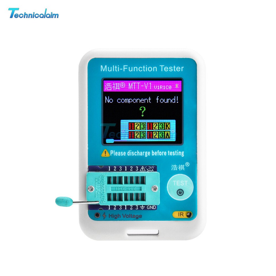 MTT-V1 Multi-function Transistor Tester For Diode Capacitor Resistor ...