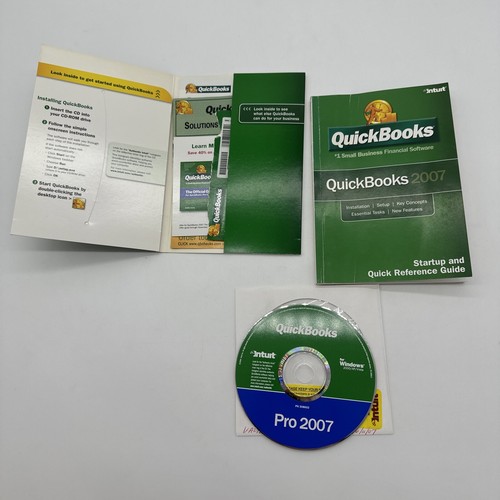 Intuit Quickbooks 2007 Small Business Financial Software For Windows | eBay