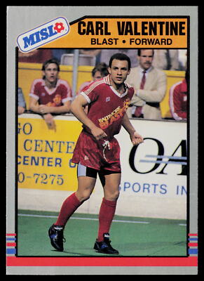 Carl Valentine 1989-90 Pacific MISL #40 Baltimore Blast | eBay