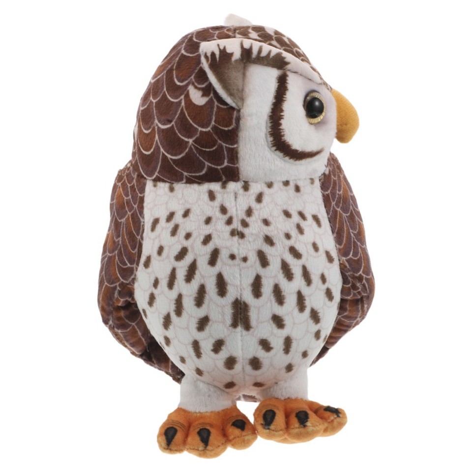 Plush Owl: Stuffed Animal Plush Toy - Soft Fake Owl Decor For Home ...