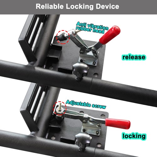 Universal 42 Foldable Pickup Truck Tailgate Ladder Heavy Duty Folding ...