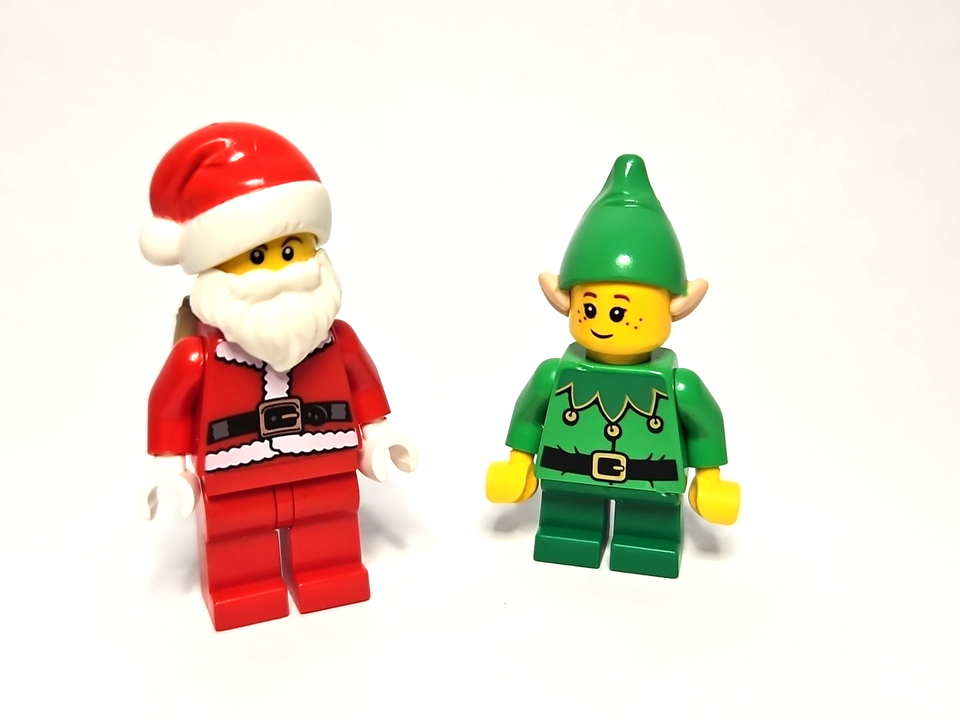 Lego Christmas Minifigure Lot Santa Claus Elf Holiday Figures Tree ...