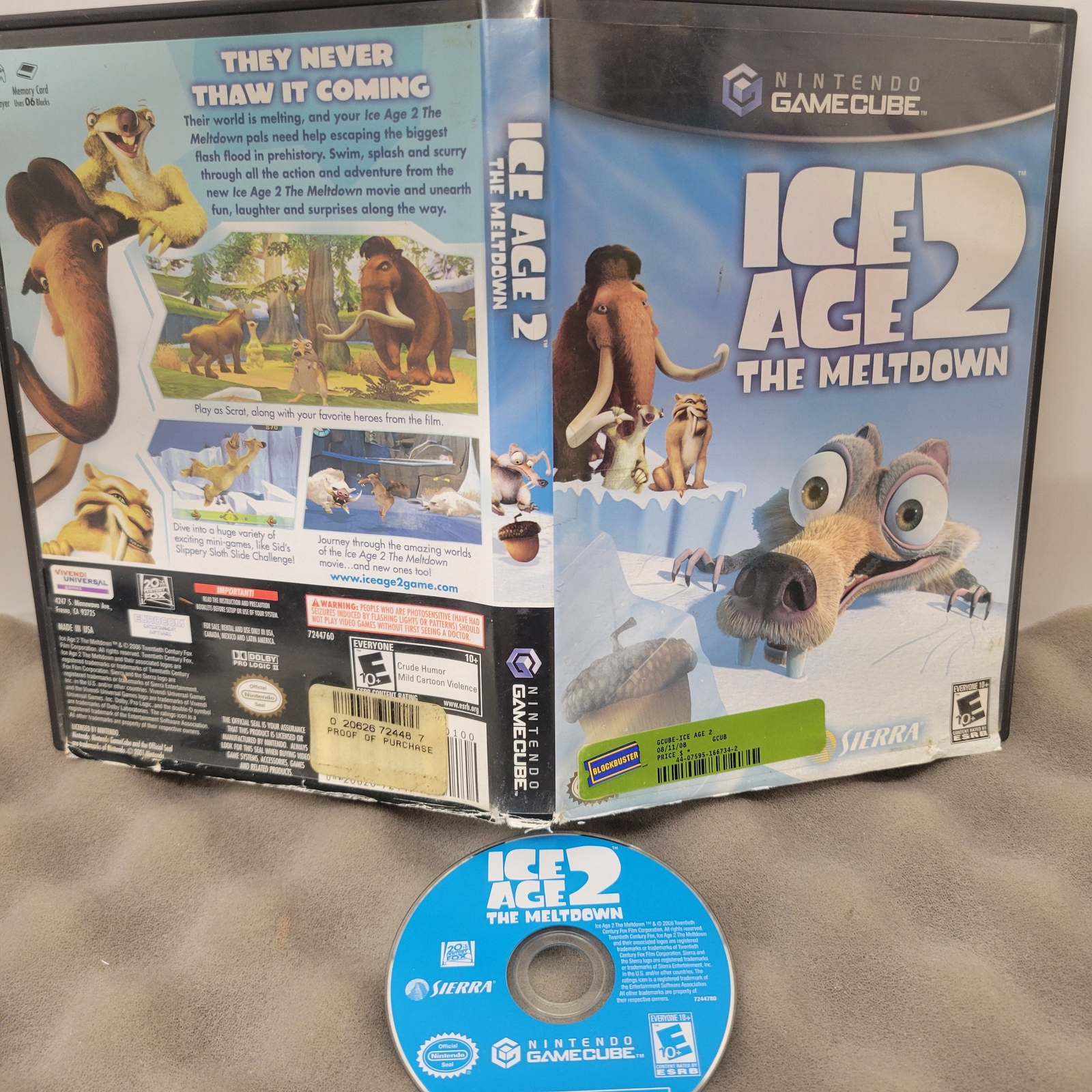 Ice Age 2 The Meltdown - Gamecube - Game & Case [No Manual] | eBay