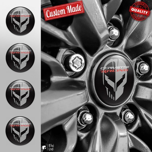 Corvette Jake Decals | 4pcs Set Wheel Cap Stickers | Custom Made Rim ...