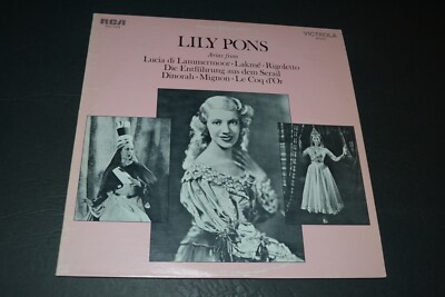 Lily Pons~Arias from Lucia di Lammermoor~Lakme~Rigoletto~Female Vocal ...