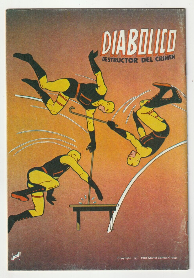 Daredevil #6 Mexican Foreign Diabolico #6 Novedades Mexico 1981 | eBay