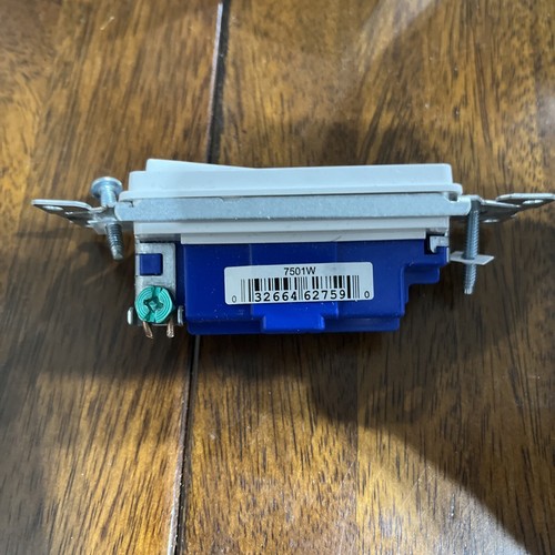 Eaton 7501W 15-Amp Single-Pole Rocker Light Switch, White (19 Count) | eBay