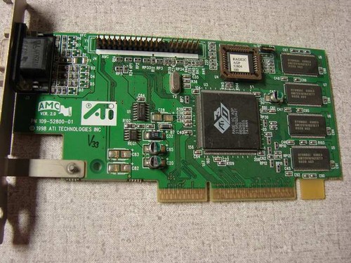 ATI 3D Rage IIC AGP VIDEO CARD 109-52800-01 1025281000 | eBay