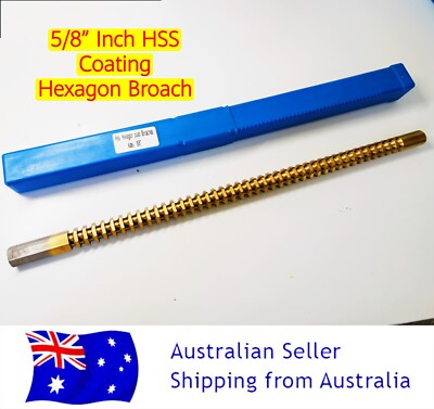 5/8" Hexagon coating Broach Inch Size High Speed Steel Cutting Tool | eBay