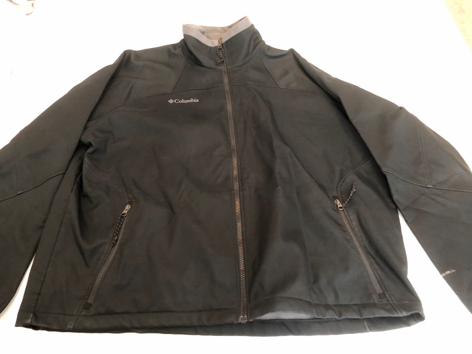 Columbia mens interchange soft shell outer jacket black zip XXL | eBay