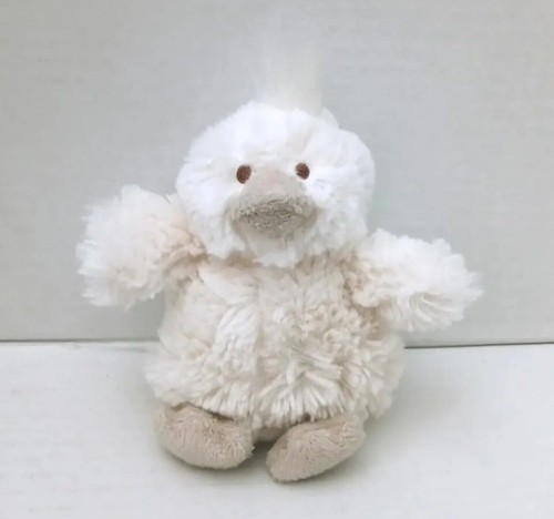 Baby Gund 5" Chub Duck Rattle Cream Fluffy Round Plush Soft Toy | eBay