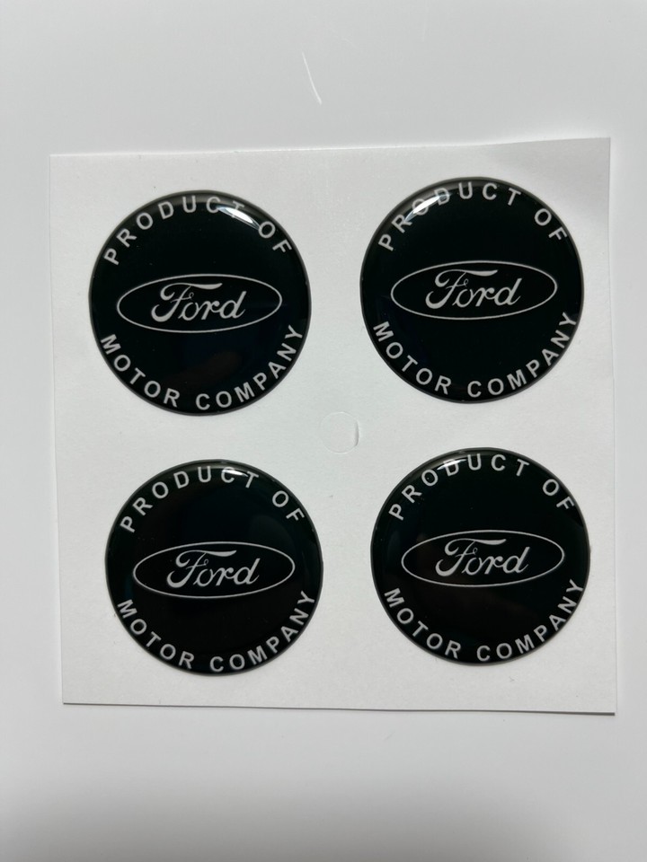 4x Ford Decals Center Wheel Cap Self-Adhesive Emblems Rims Logo ...