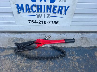 Wheeler Rex 490 Cast Iron 26" Chain Soil Pipe Cutter Snapper 1 1/2” - 6 ...