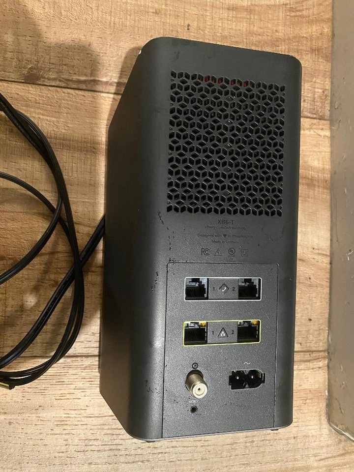 Xfinity XB6-T WIFI Router & Modem With Power Cord Black TESTED | eBay