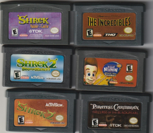 Nintendo Game Boy Advance - Lot Of 6 - UNTESTED - CARTRIDGES ONLY | eBay