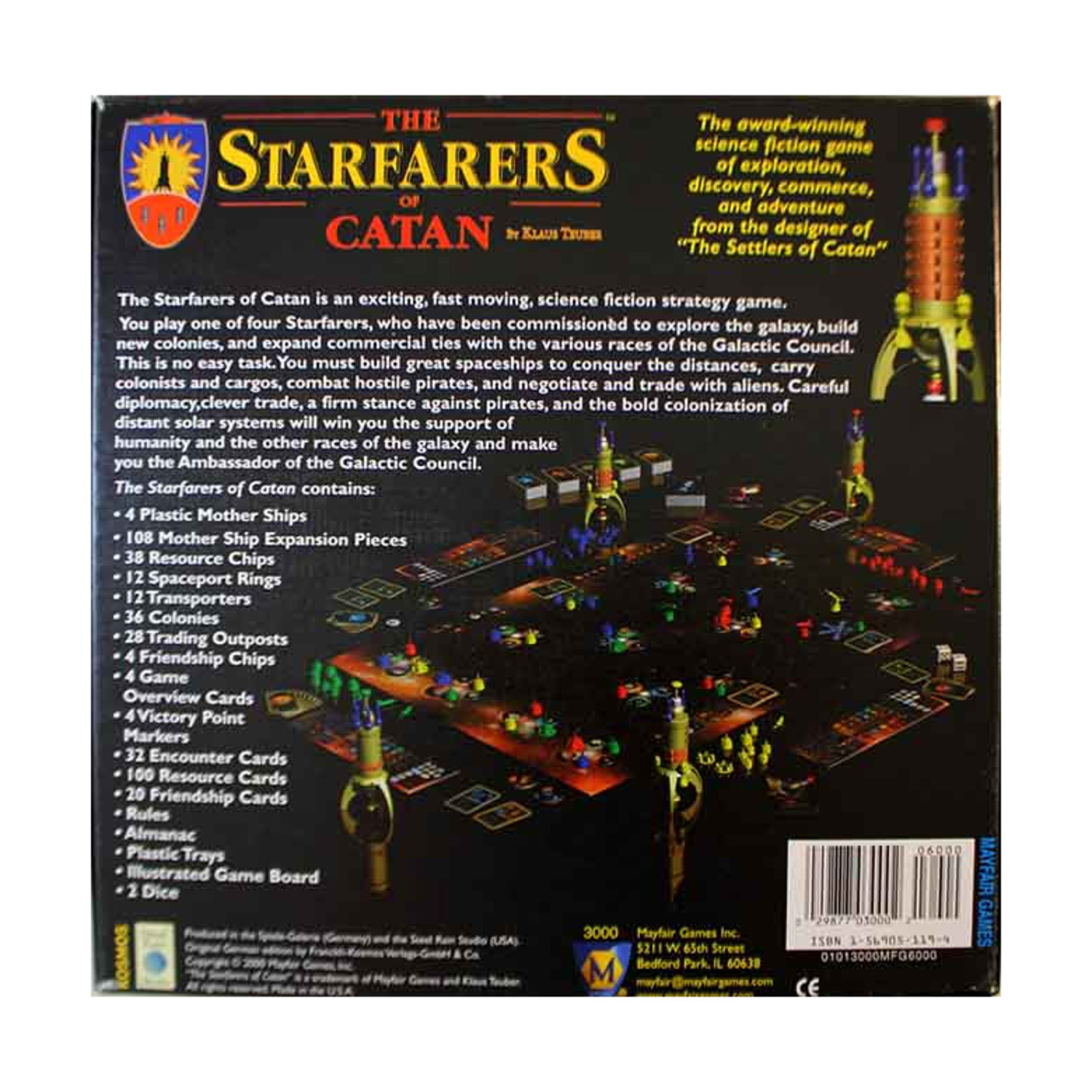 Starfarers of Catan 1st Edition Mayfair Games 3000 Kosmos Board Game ...
