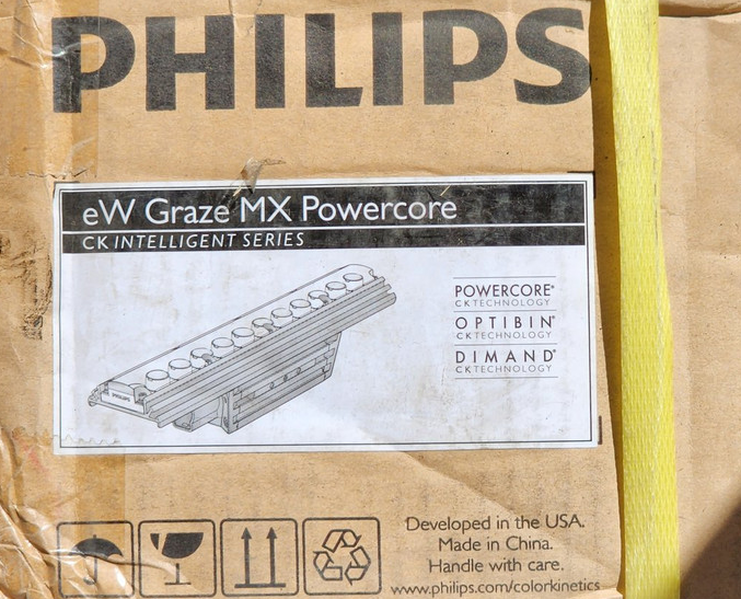 PHILIPS EW GRAZE MX POWER CORE COLOR KINETICS 4000K 4' 60° X 30° 523 ...