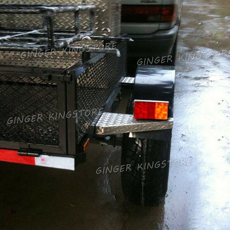 2X10 LED Tail Lights Trailer Ute Caravan Truck Stop Indicator rear LAMP ...