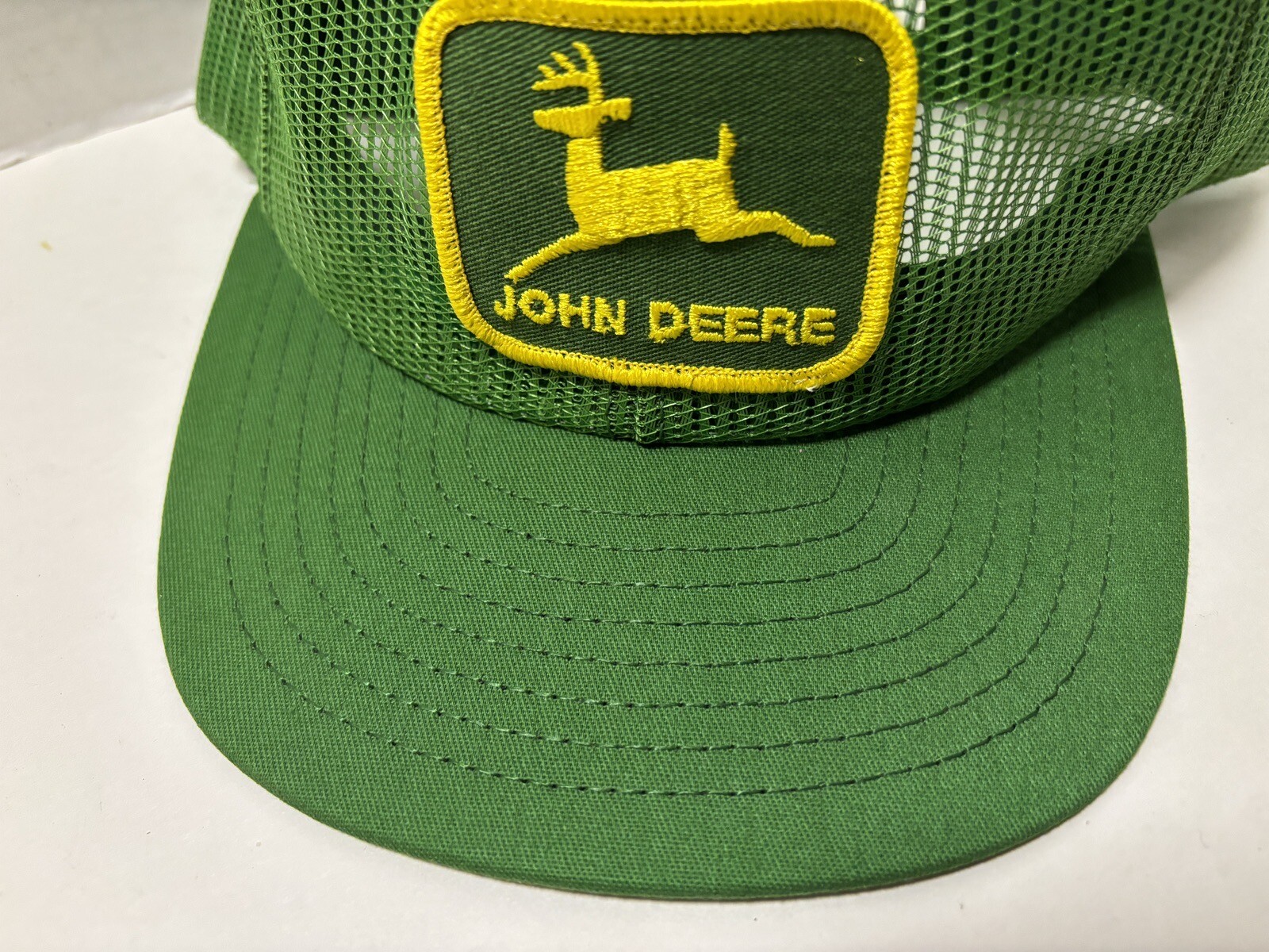 Vintage John Deere Hat Full Mesh Snapback Trucker Ca… - Gem