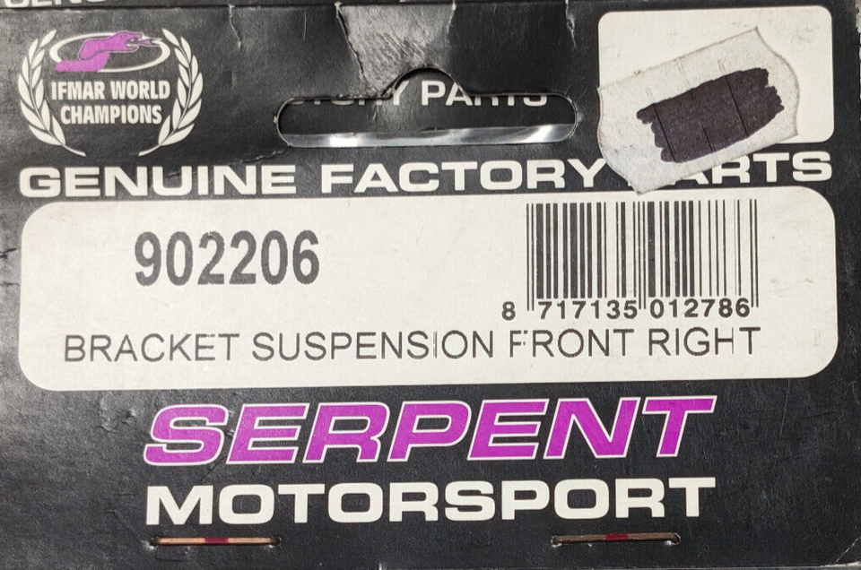 Serpent Motorsport Bracket Suspension Front Right #902206 | eBay