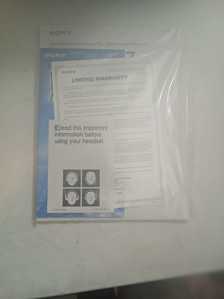 SONY ICF-SW77 Radio Short Wave - LW/MW/SW/FM Stereo Receiver | eBay