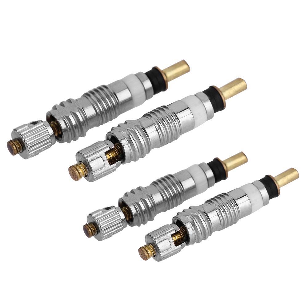 4pcs French Presta Bicycle Bike Tire Valve Cores+ Valve Core Removal ...