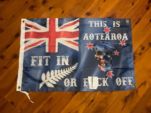 MANCAVE THIS IS AOTEAROA NZ FIOFO sign biker bar banner wall hanging ...