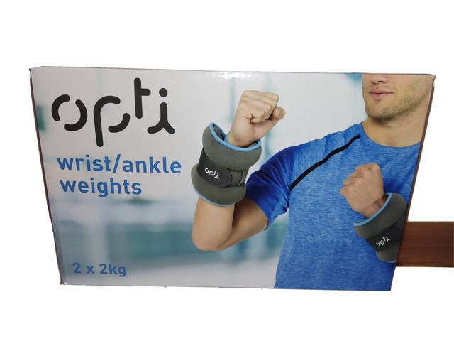 Opti Wrist and Ankle Weights - 2 x 2kg for sale online | eBay