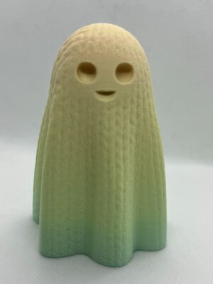 Cute Ghost Knitted Style 3D Printed Figure | Gothic, Pet Ghosts, Adapt ...