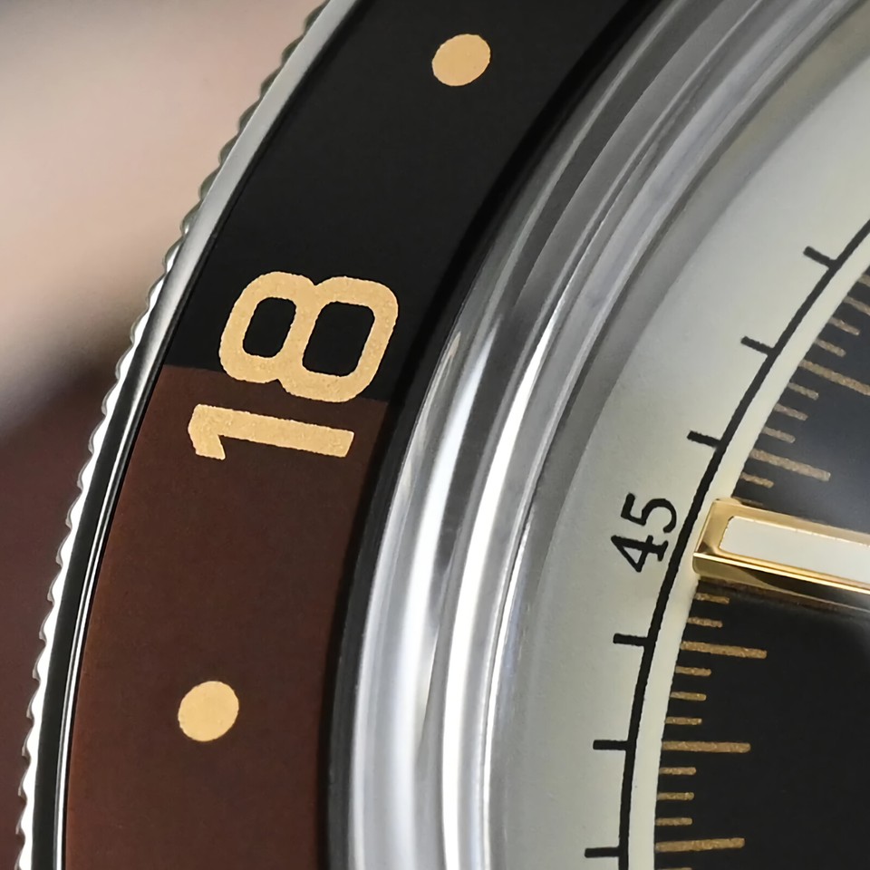 SAN MARTIN SN0116-G V4 GMT Automatic Date Dis Stainless Steel 39.5mm ...