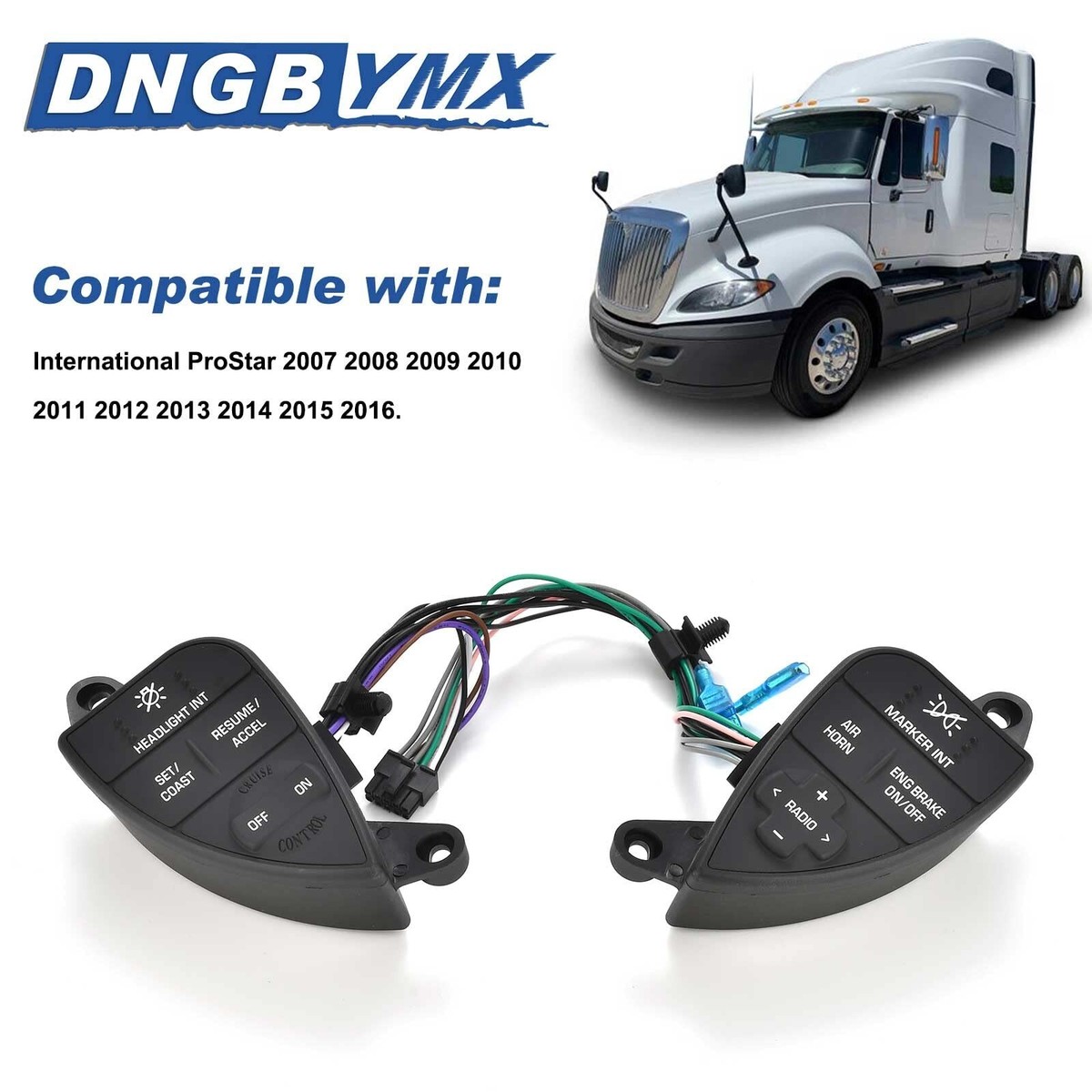 Black Cruise Switch Genuine Navistar Cruise Control Switch - Black Push ...