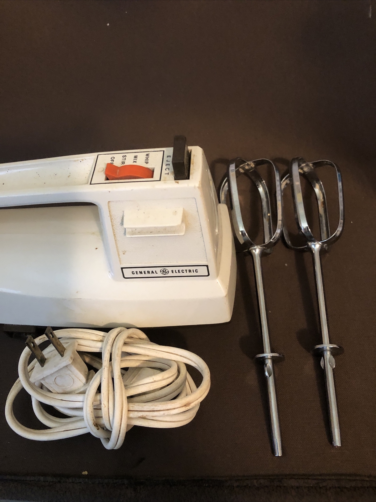 Vintage GE General Electric 3-speed Hand Mixer Harvest Gold M24 for ...