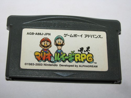 Mario & Luigi RPG Japanese Game Boy Advance GBA Japan import US Seller ...