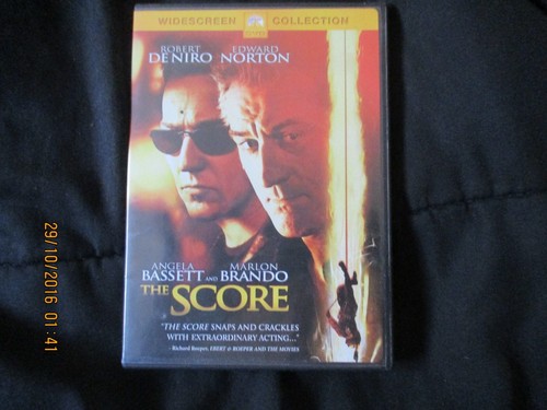 the score widescreen collection dvd robert deniro edward norton marlon ...