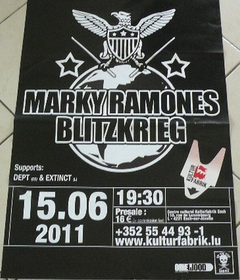 MARKY RAMONES BLITZKRIEG - - 60x90cm - Poster | eBay