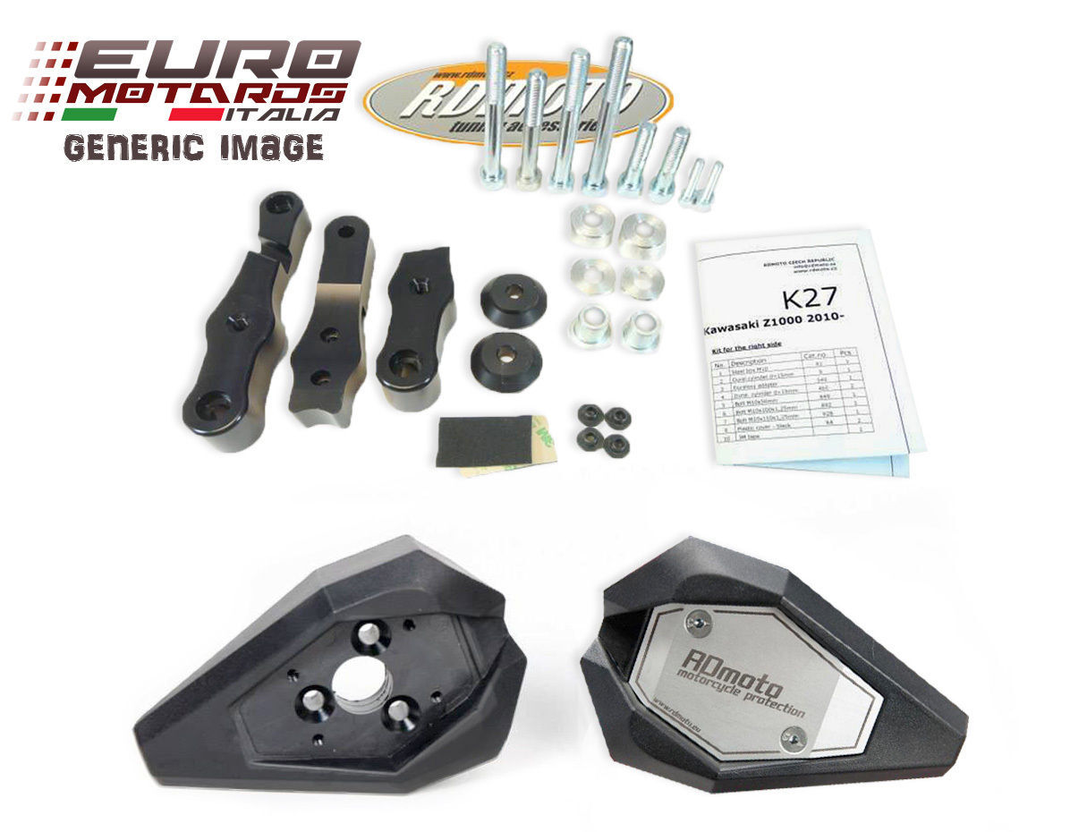 Honda VTR1000F Firestorm Superhawk RD Moto Crash Frame Sliders Black ...