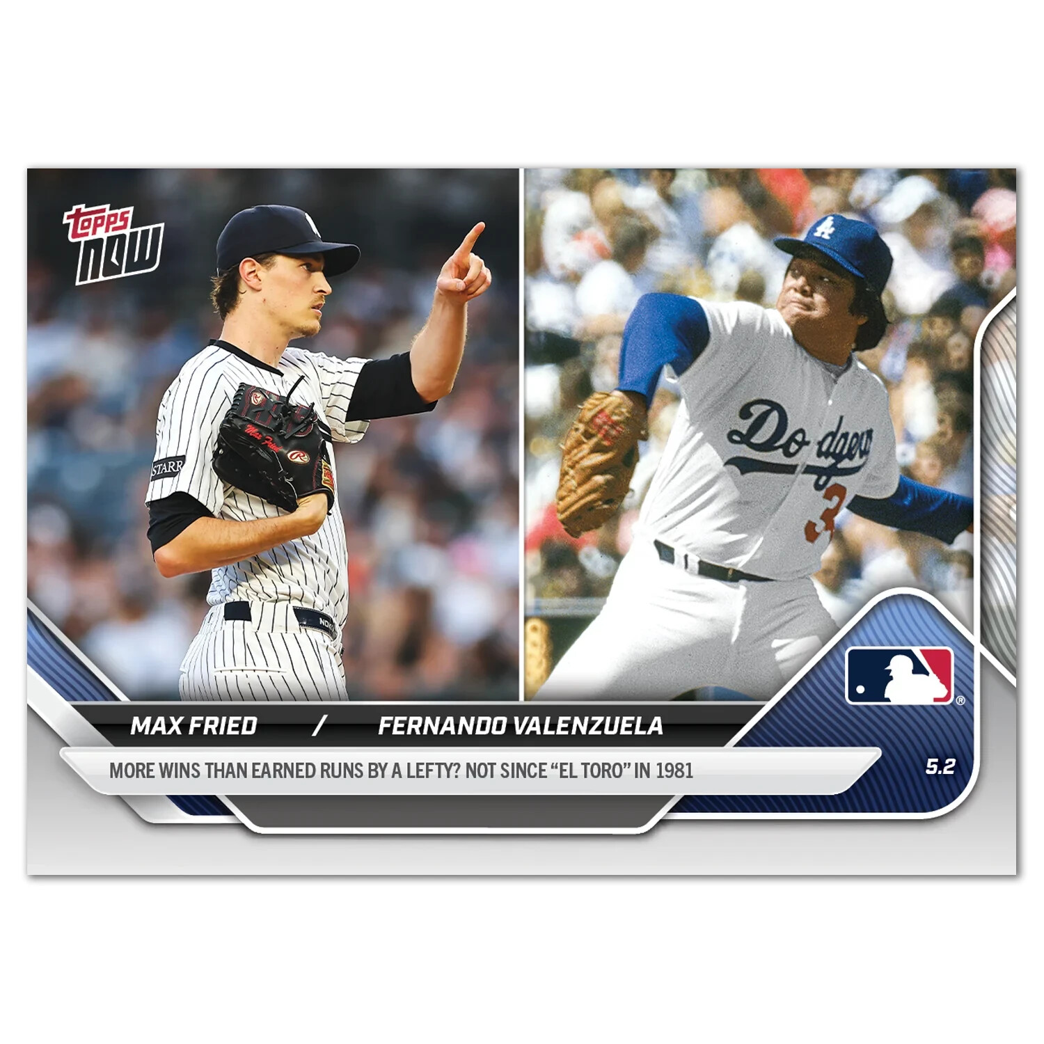 Fernando Valenzuela / Max Fried 2025 Topps Now #130 FoilFractor /1 ...