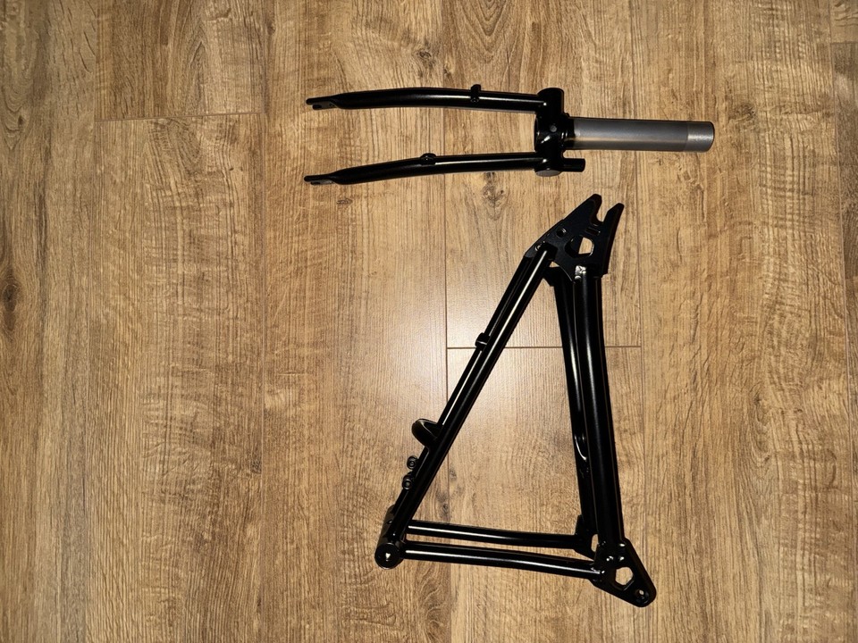 Official Brompton Titanium Rear Triangle and Front Fork (Black) | eBay