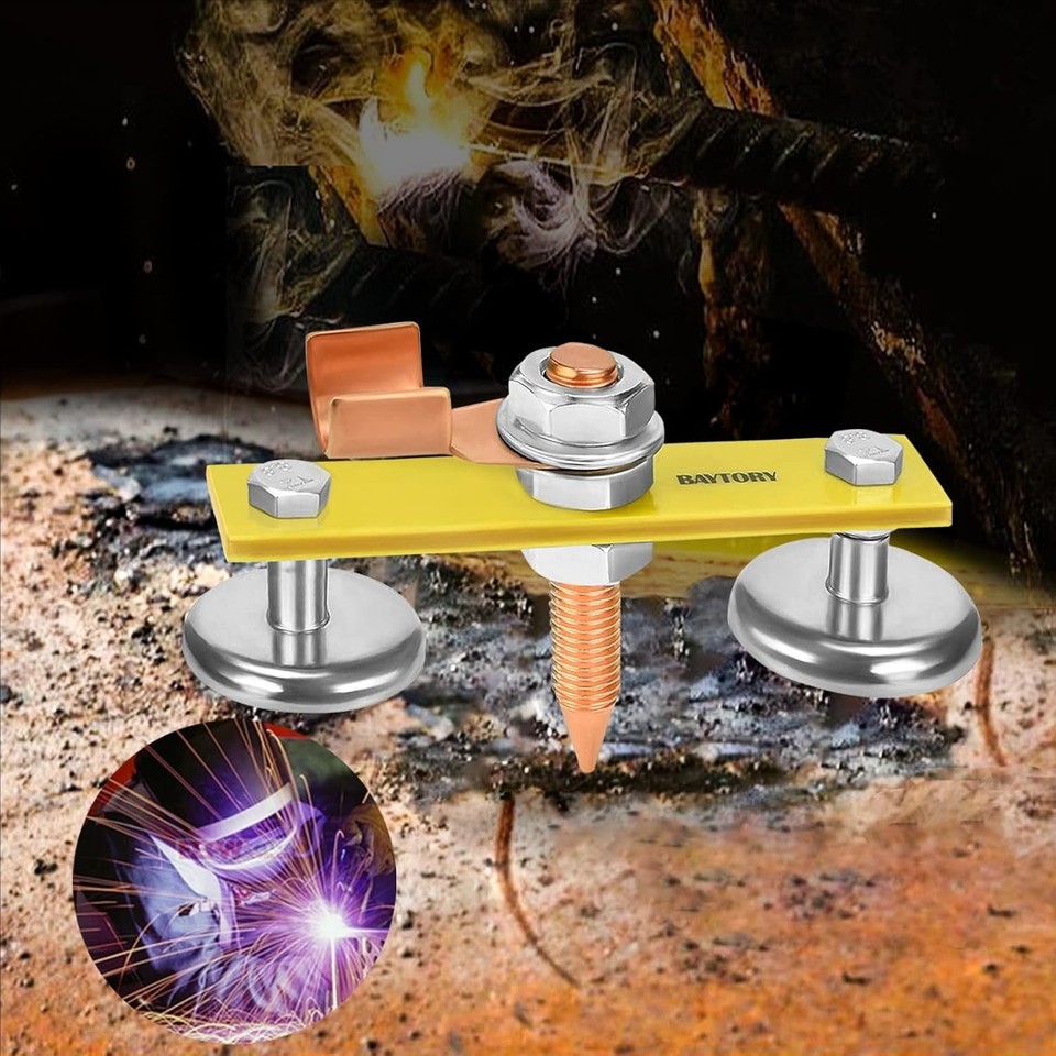 Compact Double Welding Magnet Ground Clamp - Strong Stability ...