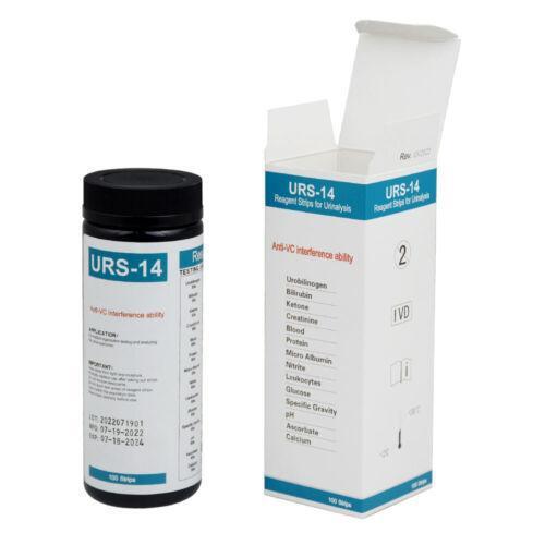 100 Strips URS-10T Urinalysis Reagent Strips 10 Parameters Urine Test ...
