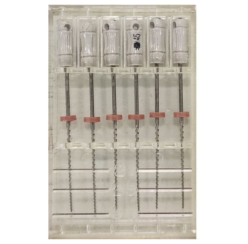 *6-Pieces* Kerr Sybron Endo Hedstrom Files Stainless Size-45 Length ...
