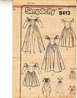 Simplicity 8413 Wedding Dress Off Shoulder Variations Sewing Pattern ...