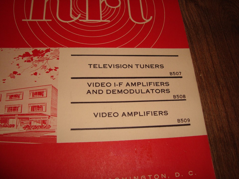 NRI National Radio Institute Color Television Servicing B507 B508 B509 ...