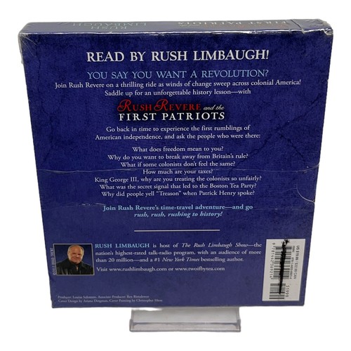 RUSH REVERE AND THE FIRST PATRIOTS Unabridged Audio CD of Book 2 ...