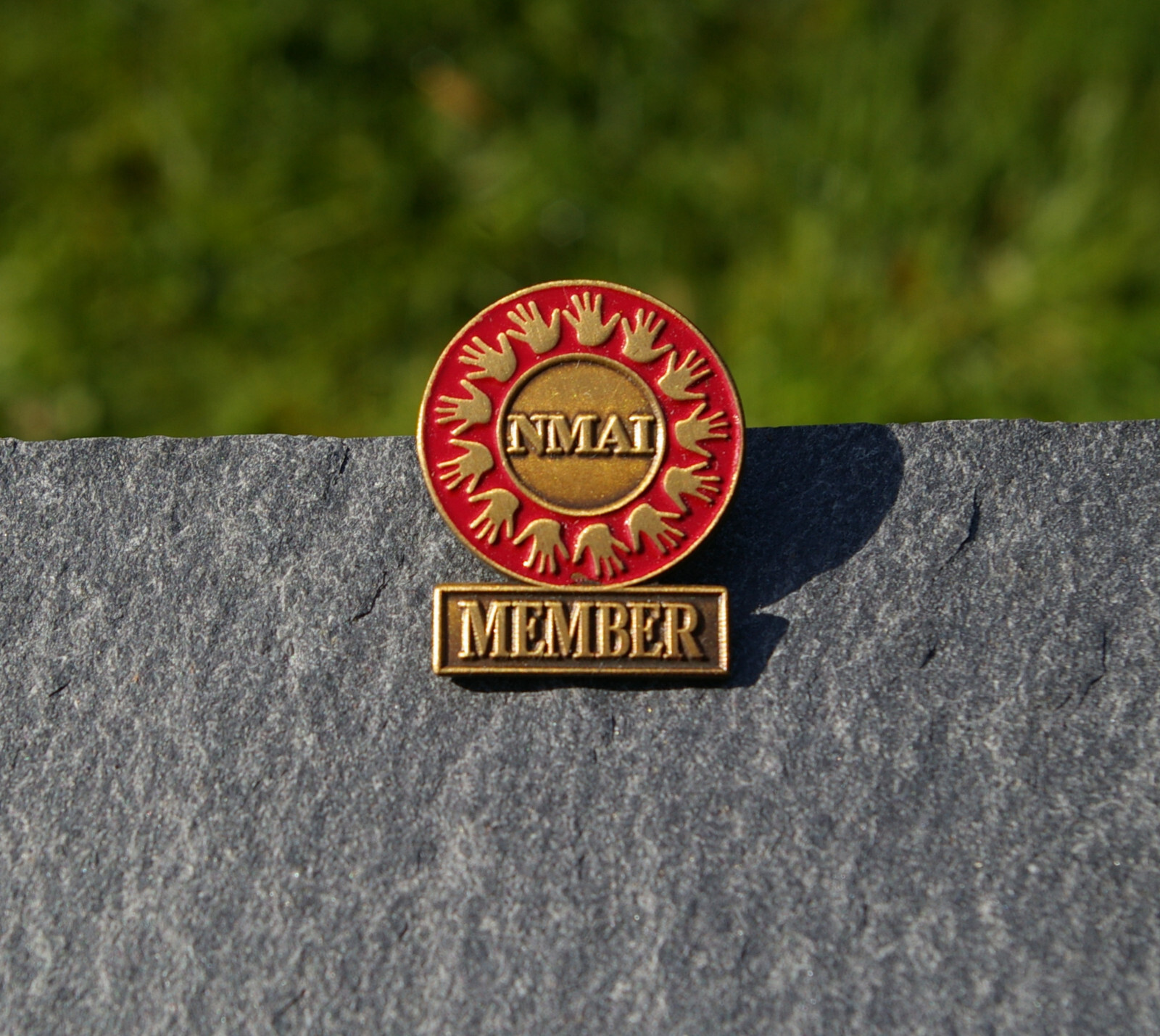 NMAI Member Natl Museum American Indian 1 1/4" Metal & Enamel Lapel Pin ...