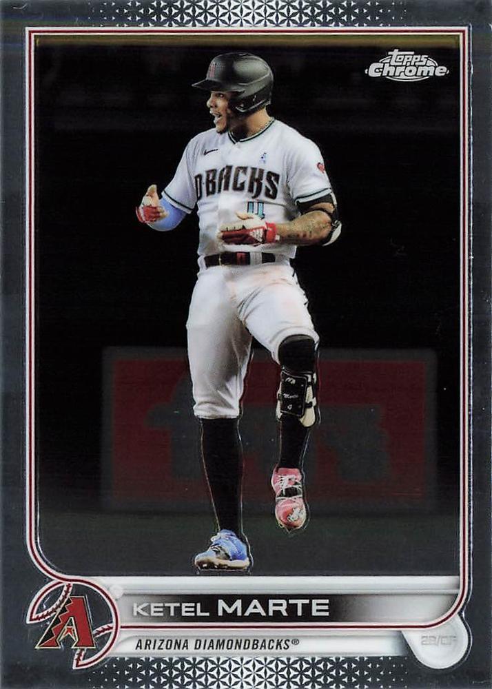 2022 Topps Chrome #124 Ketel Marte Team: Arizona Diamondbacks | eBay