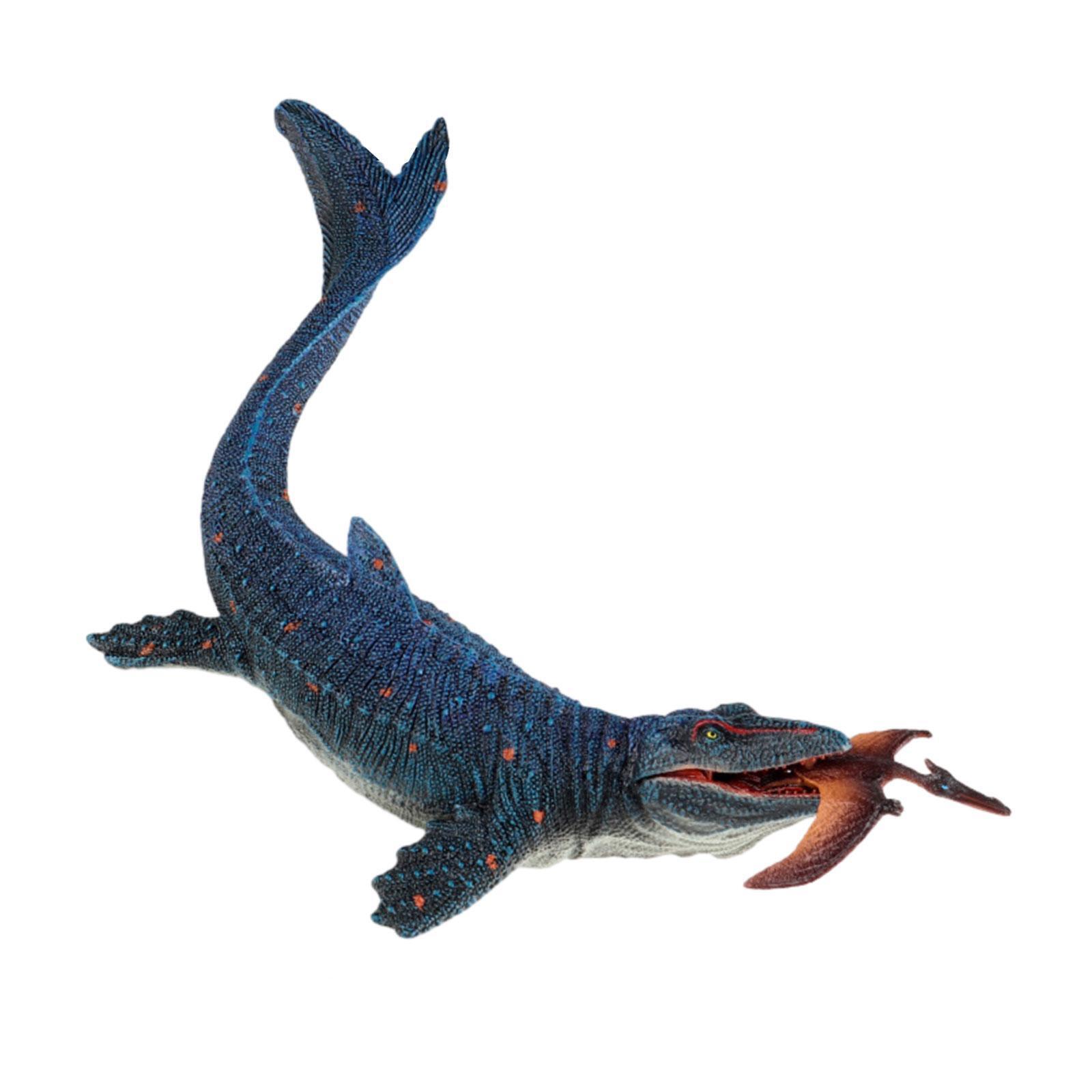Mosasaurus Animal Miniature Lifelike for Collectible Toy Teaching Prop ...