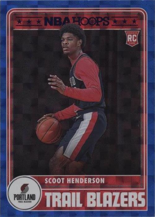 2023-24 Panini NBA Hoops - Hoops Tribute Scoot Henderson #297 Hyper ...