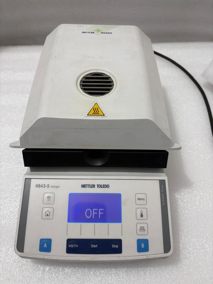 METTLER TOLEDO HB43-S Halogen Classic Plus Moisture Analyzer | eBay