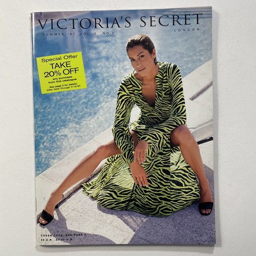 1997 SUMMER Vol 2 No 2 Victoria's Secret Catalog YASMEEN GHAURI | eBay
